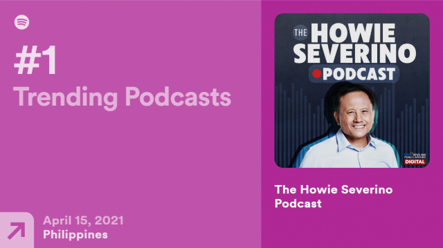 'The Howie Severino Podcast' is no. 1 trending podcast on Spotify Philippines | GMA News Online