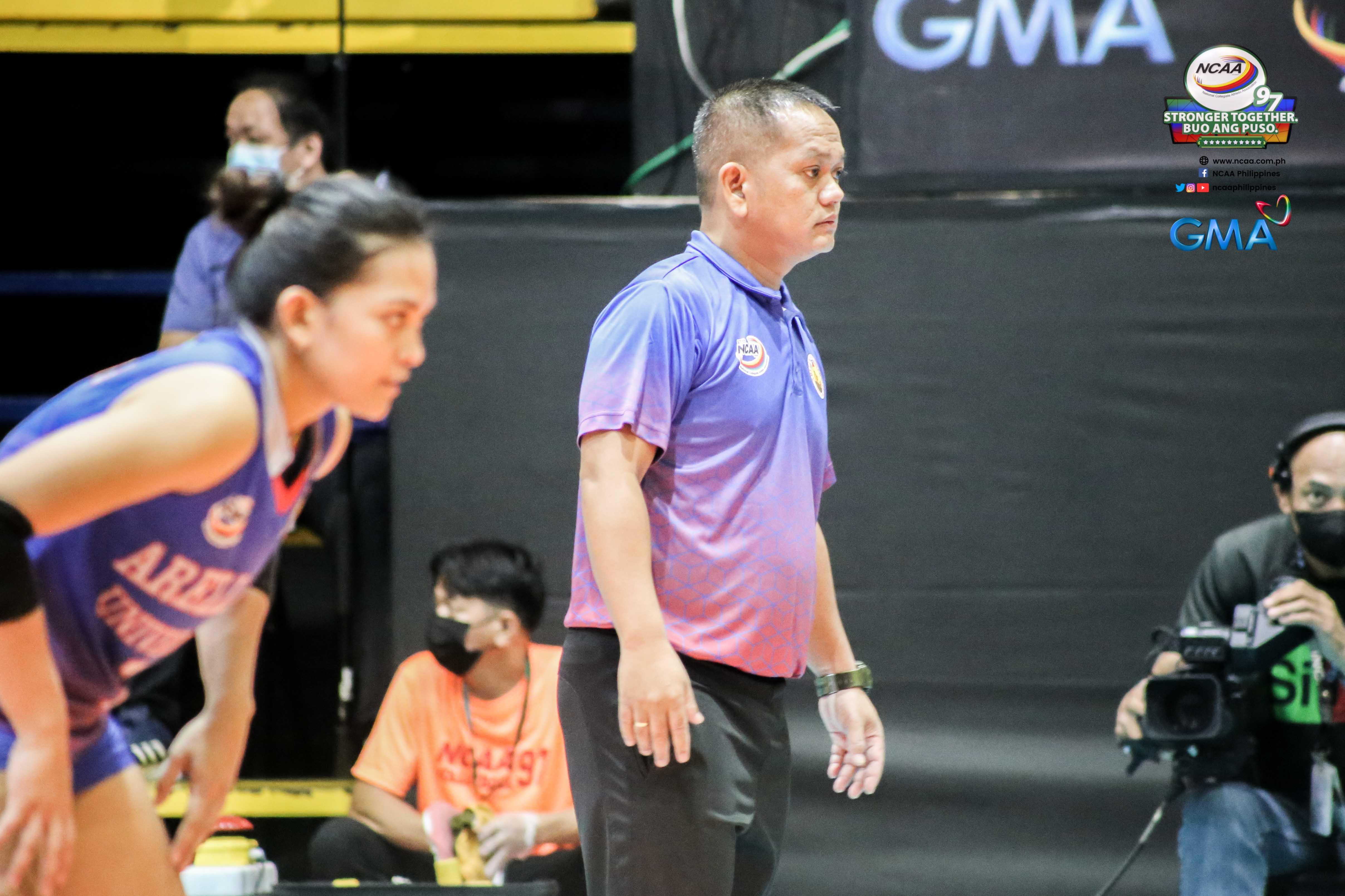 Coach Obet Javier on Arellano's straight sets loss to San Sebastian: 'Siguro mas gusto lang ...