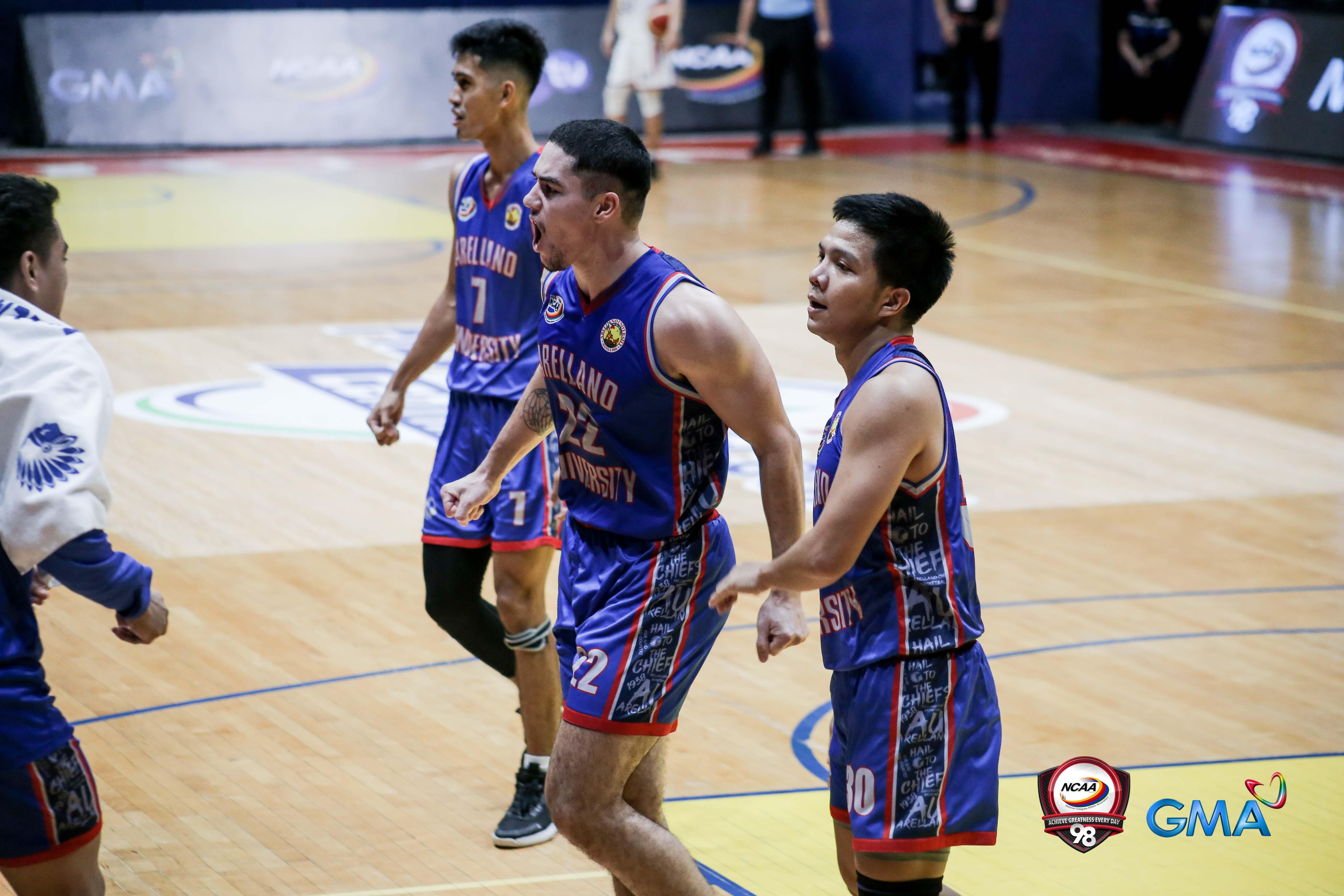 Arellano coach lauds Flores-Abastillas frontcourt duo for holding own against Letran bigs | NCAA ...