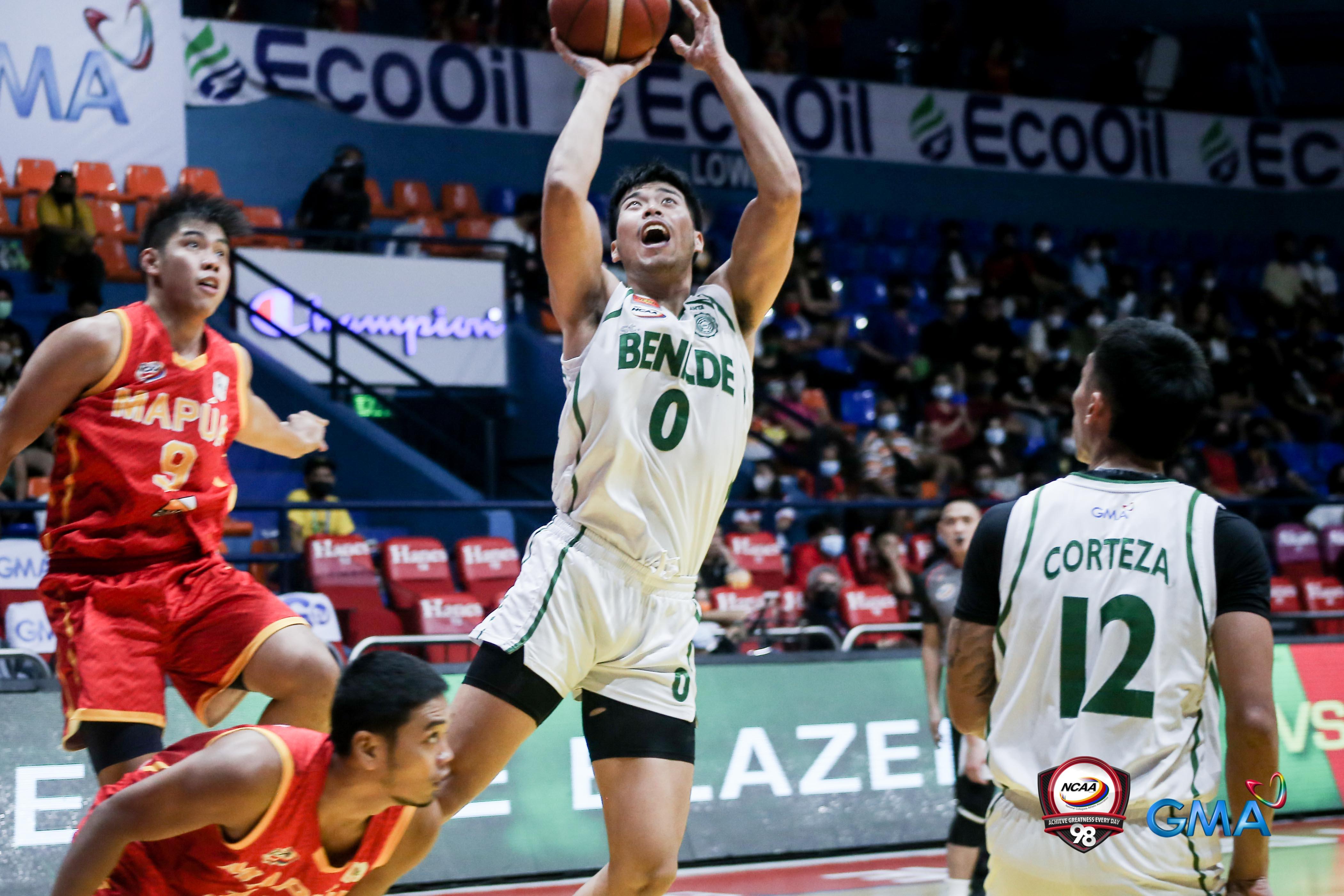 Gozum, Corteza star as Benilde bounces back against Mapua | NCAA Philippines