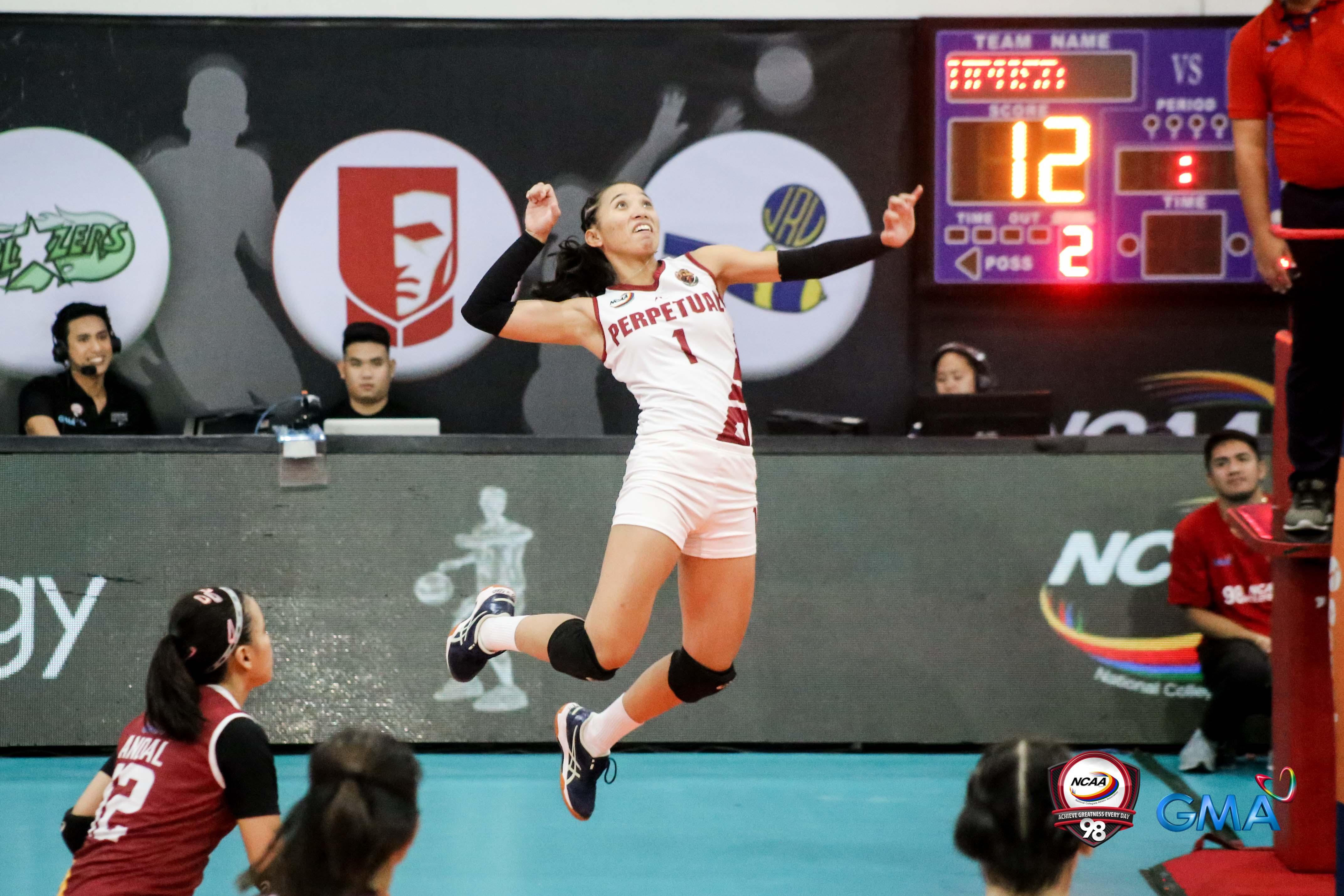 Perpetual sweeps San Beda to move to solo second | NCAA Philippines