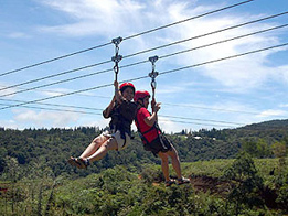 Zip through Quezon Island above the sea in Pangasinan with Zipline by ...