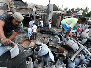 10 sugatan sa pagsabog ng LPG tank sa Cebu | GMA News Online