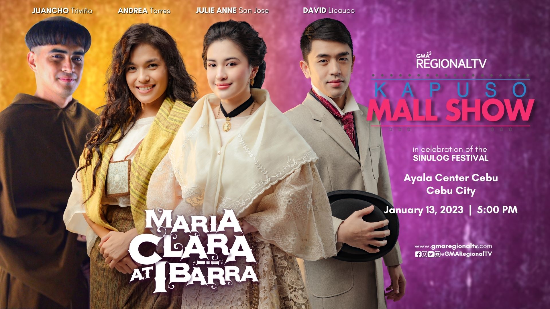 Maria Clara at Ibarra, Voltes V: Legacy stars celebrate Sinulog ...