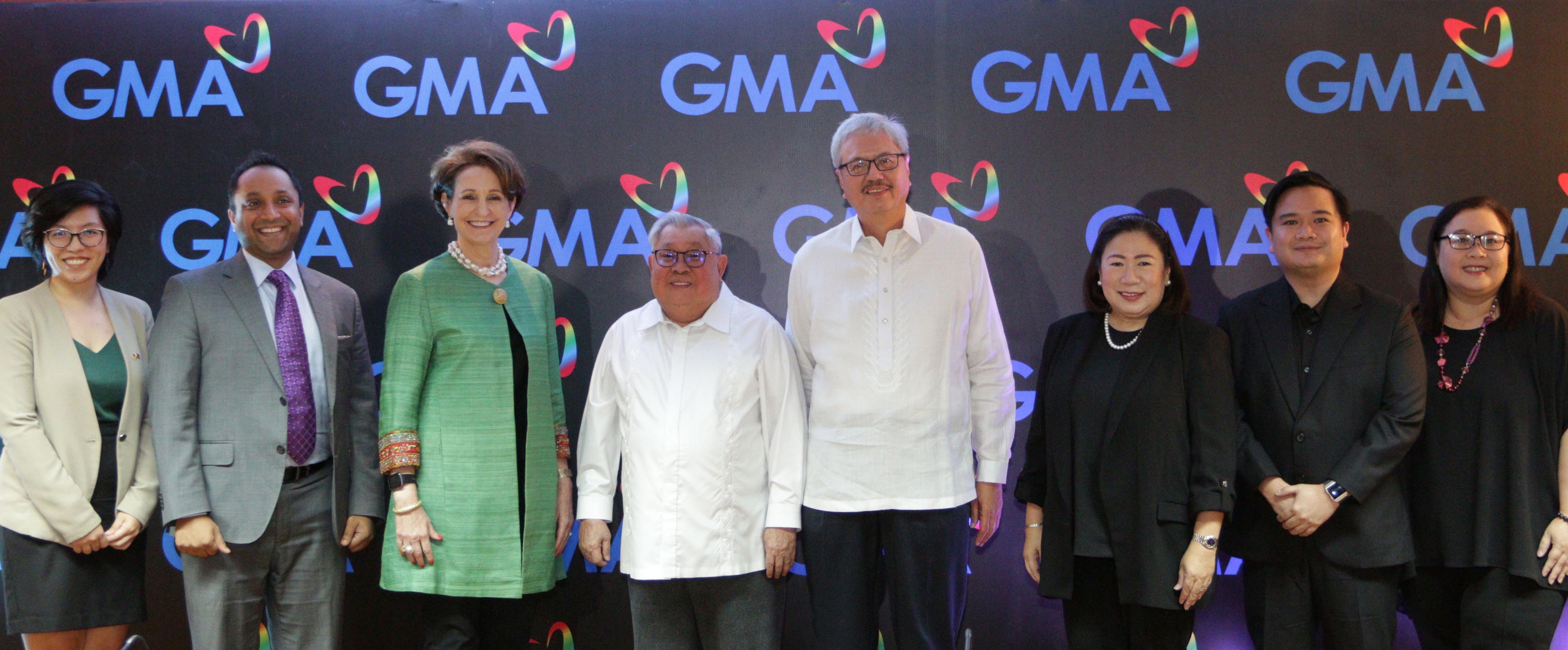 US Ambassador pays courtesy call on GMA Network Chairman & CEO Gozon