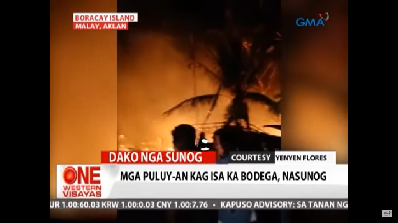 One Western Visayas: Sunog sa Isla sang Boracay