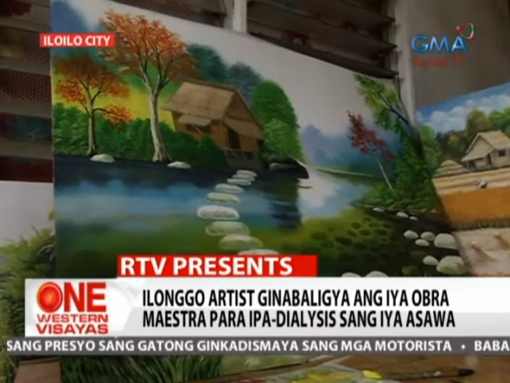 One Western Visayas: Ilonggo Artist Nagabaligya sang Painting sa Plaza