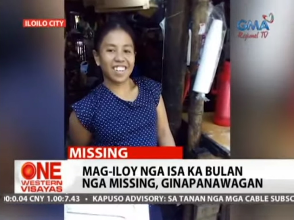 One Western Visayas: Mag-iloy nga Missing sa Gihapon