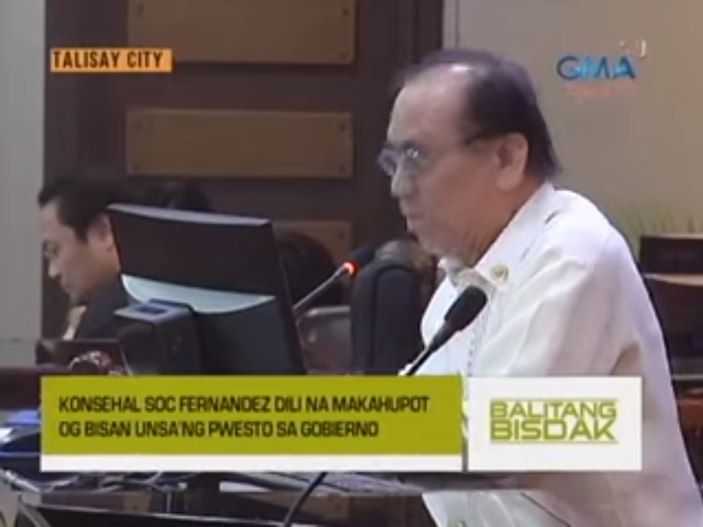 Balitang Bisdak: Mag-Motion for Reconsideration si Coun. Soc Fernandez ...