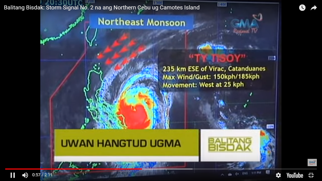 Balitang Bisdak: Storm Signal No. 2 na ang Northern Cebu ug Camotes Island