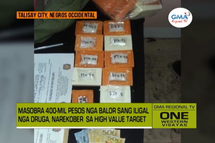 One Western Visayas: Masobra 400 Mil nga Balor sang Druga, Narekober