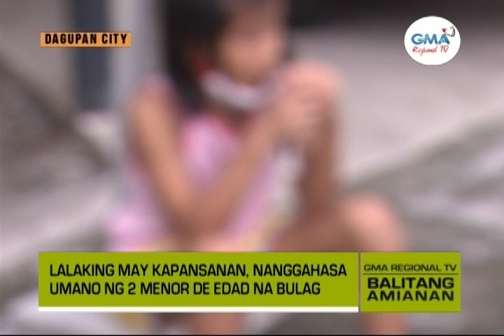 Balitang Amianan: Dalawang Menor de Edad na Bulag, Ginahasa Umano ... Balitang Amianan: Dalawang Menor de Edad na Bulag, Ginahasa Umano ...