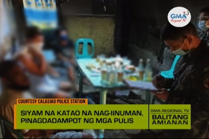 Balitang Amianan: Ilang Kataong Nag-iinuman, Kalaboso | Balitang ... Balitang Amianan: Ilang Kataong Nag-iinuman, Kalaboso | Balitang ...