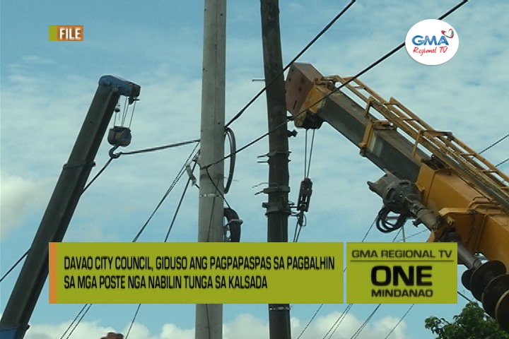 One Mindanao: Poste nga Nabilin sa tunga sa Kalsada, Gipatanggal