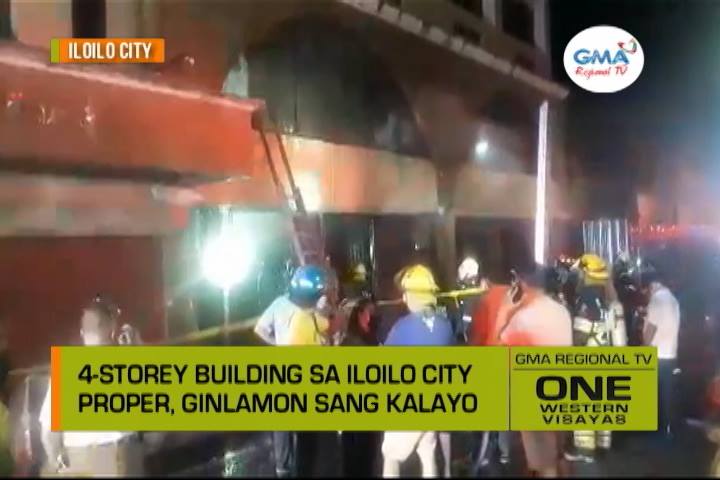One Western Visayas: 4-Storey Building sa Iloilo City Proper, Nasunog