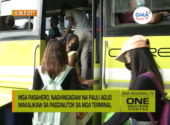 One Western Visayas: Mga Pasahero, Naghingagaw na Pauli Agud Makalikaw sa Pagginutok