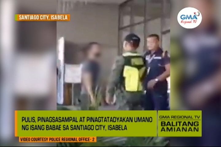 Balitang Amianan: Pulis, Pinagsasampal at Pinagtatadyakan ng Isang Babae Balitang Amianan: Pulis, Pinagsasampal at Pinagtatadyakan ng Isang Babae