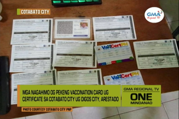 One Mindanao: Nagapameke og Vaccination Card