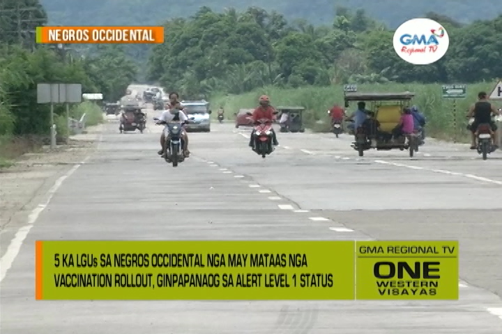 One Western Visayas: 5 ka LGUs sa Negros Occidental, Ginpapanaog sa Alert Level 1 Status