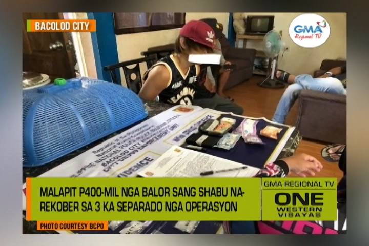 One Western Visayas: Malapit P400-Mil nga Balor sang Shabu Narekober sa 3 ka Separado nga Operasyon