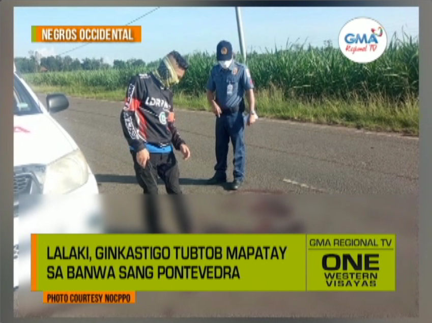 One Western Visayas: Lalaki, Ginkastigo Tubtob Mapatay sa Banwa sang Pontevedra