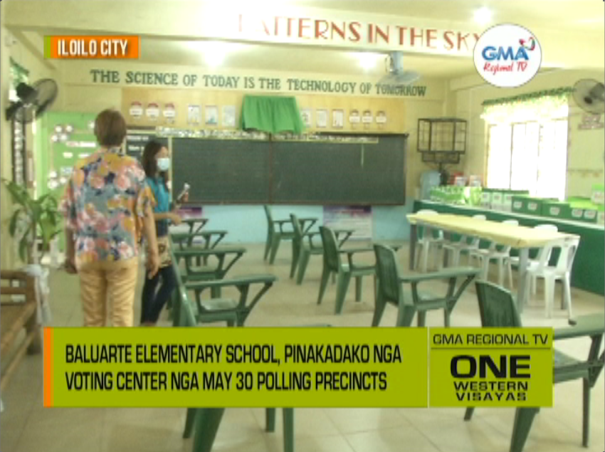 One Western Visayas: Baluarte Elementary School, Pinakadako nga Voting Center sa Iloilo City