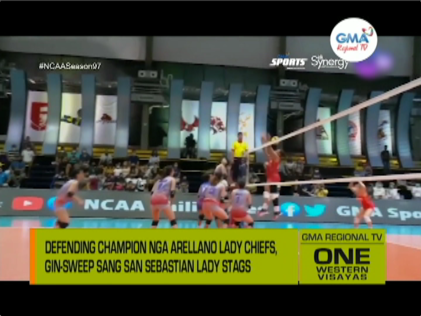 One Western Visayas: San Sebastian Lady Stags, Gin-sweep ang Defending ...