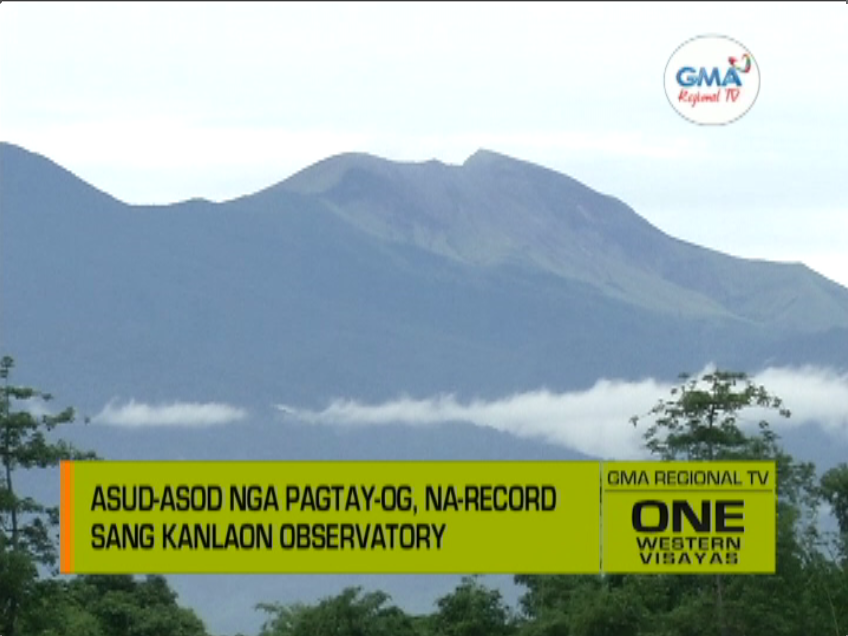 One Western Visayas: Asud-asod nga Pagtay-og, Na-record sang Kanlaon Observatory