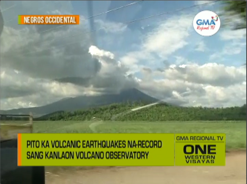 One Western Visayas: Pito ka Volcanic Earthquakes Na-record sang Kanlaon Volcano Observatory