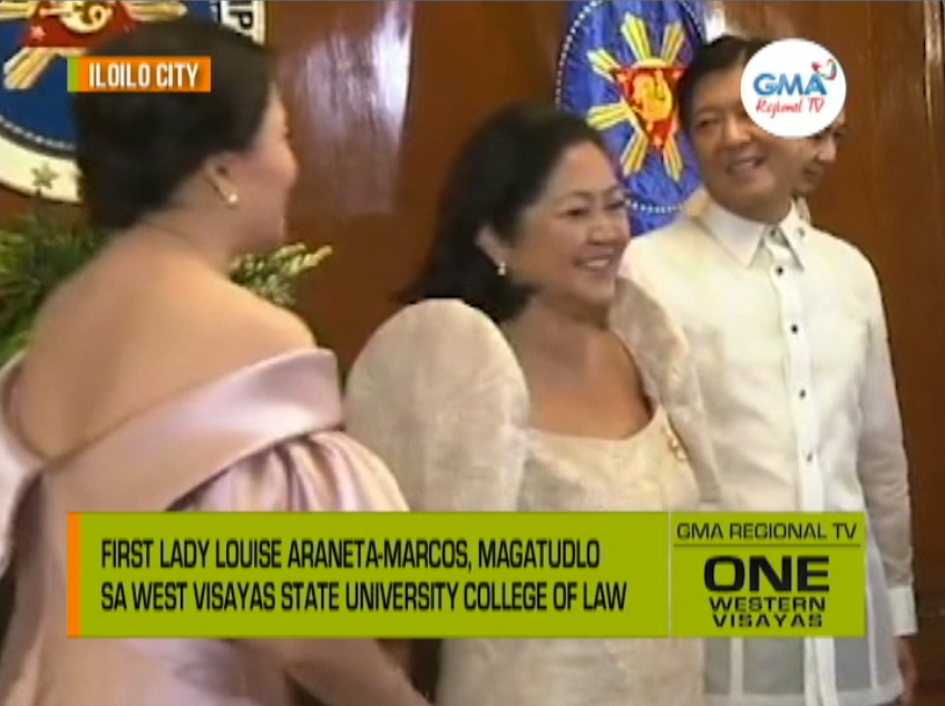 One Western Visayas: First Lady Liza Araneta-Marcos, Magatudlo sa WVSU College of Law