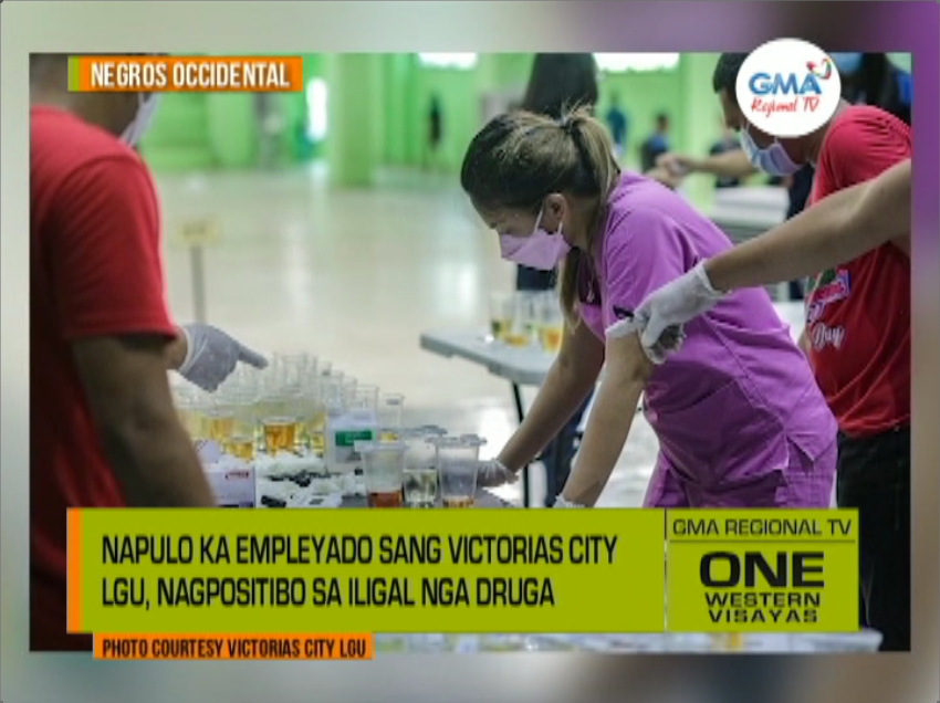 One Western Visayas: 10 ka Empleyado sang Victorias City LGU, Nagpositibo sa Iligal nga Druga