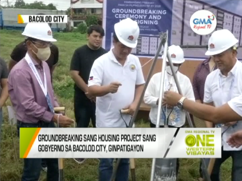 One Western Visayas: Groundbreaking sang Housing Project sang Gobyerno sa Bacolod City