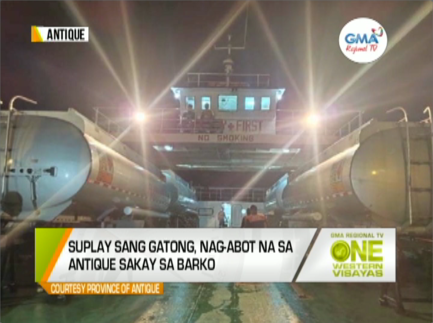 One Western Visayas: Suplay sang Gatong, Nag-abot na sa Antique Sakay sa Barko
