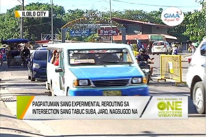 One Western Visayas: Experimental Rerouting sa Intersection sang Tabuc Suba, Jaro, Nagsugod Na