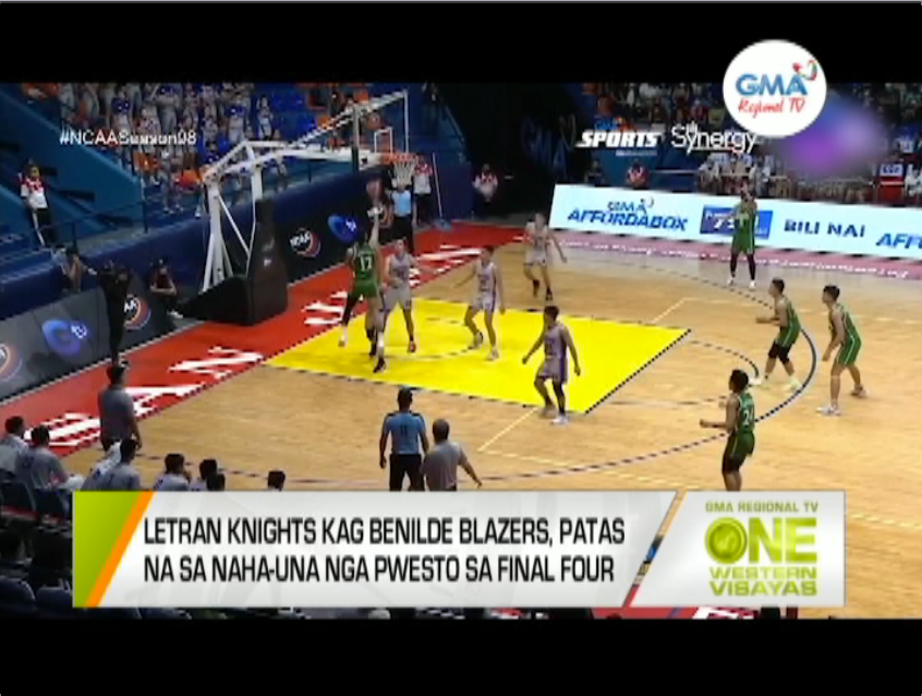 One Western Visayas:Letran Knights kag Benilde Blazers, Patas na sa Naha-una nga Pwesto