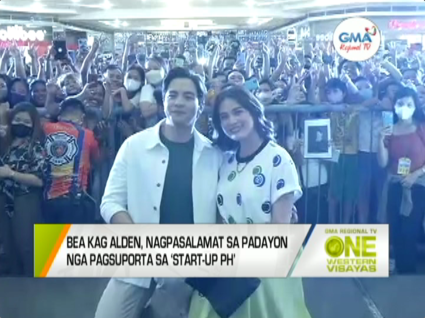 One Western Visayas: Alden Richards kag Bea Alonzo, Gindumog sang Ila Fans sa Mall Show sa Cebu