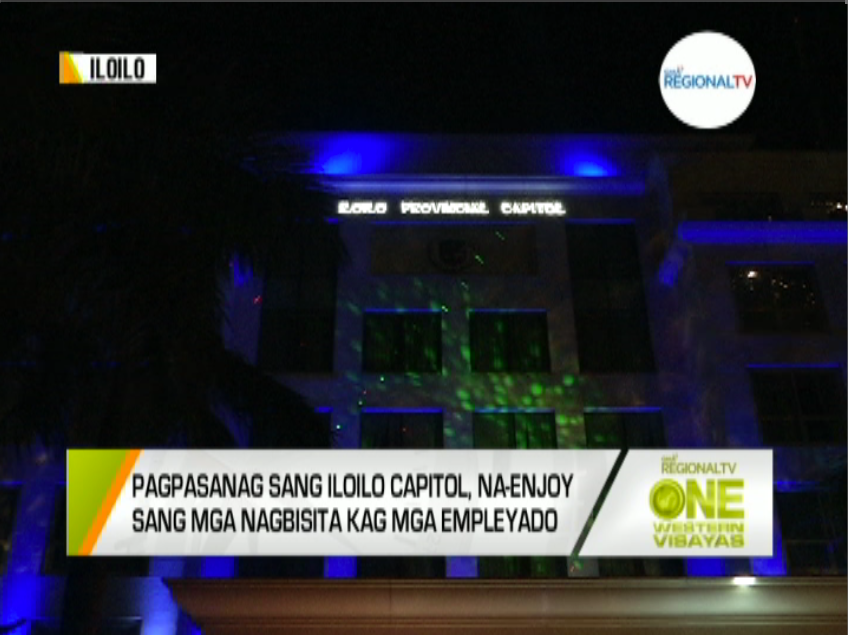 One Western Visayas: Pagpasanag sa Iloilo Capitol, Na-enjoy sang mga Nagbisita kag mga Empleyado