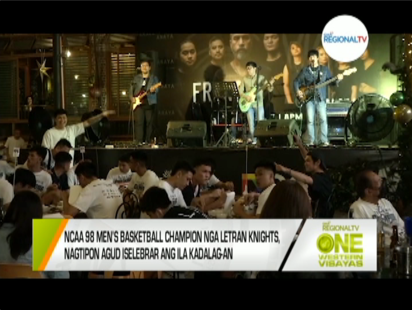 One Western Visayas: NCAA 98 Champion Letran Knights, Nagtipon Agud Iselebrar ang Ila Kadalag-an