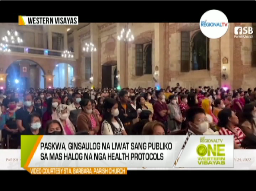One Western Visayas: Paskwa, Ginsaulog na Liwat sang Publiko sa Mas Halog na nga Health Protocols