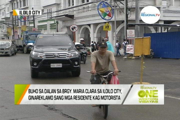 One Western Visayas: Buho sa Dalan sa Brgy. Maria Clara sa Iloilo City, Ginareklamo