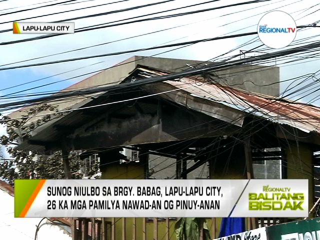 Balitang Bisdak: Sunog sa Babag, Lapu-Lapu City
