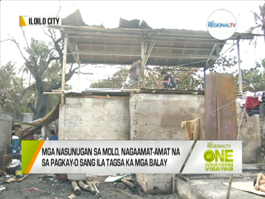 One Western Visayas: Mga Nasunugan sa Molo, Nagaamat-amat na sa Pagkay-o sang Ila Balay | One ...