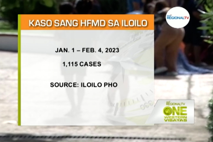 One Western Visayas: Kaso sang Hand, Foot and Mouth Disease sa Iloilo Province, Masobra 1,000 na