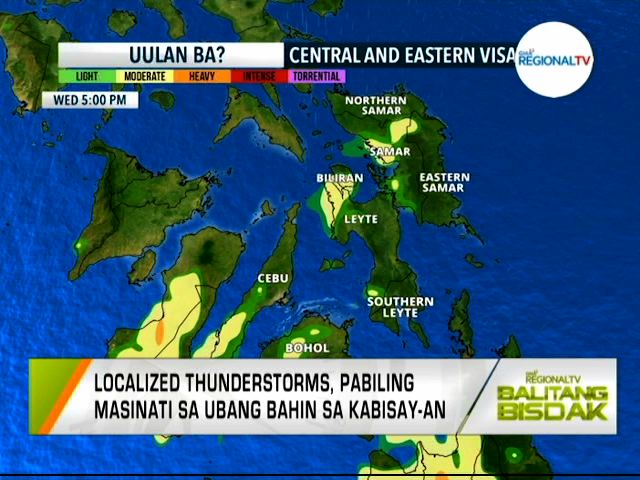 Balitang Bisdak: Kahimtang sa Panahon