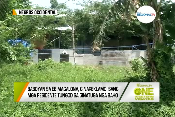 One Western Visayas: Baboyan sa EB Magalona, Ginareklamo sang mga Residente sa Ginatuga nga Baho