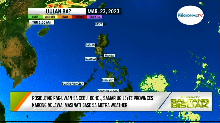 Balitang Bisdak: Kahimtang sa Panahon