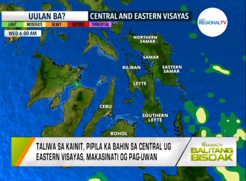 Balitang Bisdak: Kahimtang sa Panahon