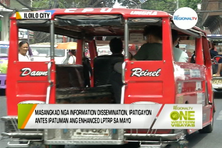 One Western Visayas: Enhanced LPTRP sang Iloilo City Ipatuman na sa Mayo