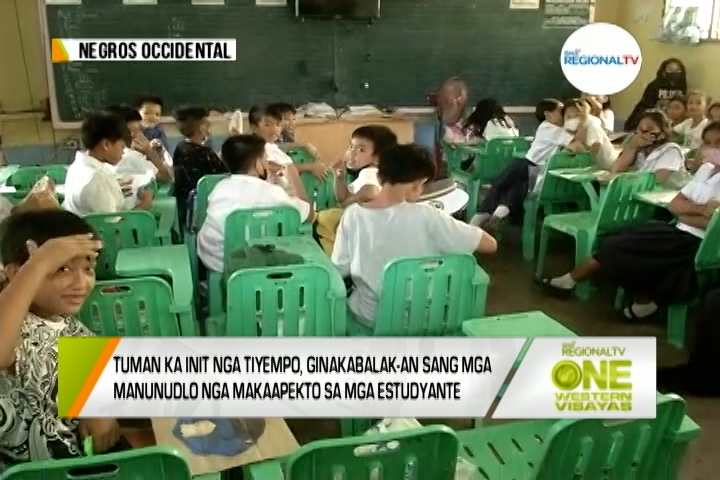One Western Visayas: Tuman ka Init nga Tiyempo, Ginakabalak-an nga Makaapekto sa mga Estudyante