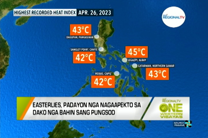 One Western Visayas: Easterlies, Padayon nga Nagaapekto sa Dako nga Bahin sang Pungsod | One ...